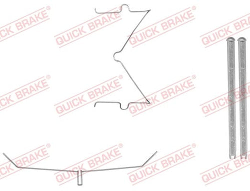 Accessory Kit Brake Pads FDB4334 Toyota Hilux, Land Cruiser (109-1885-