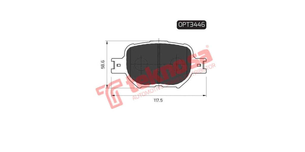 Brake Pad Toyota Runx 180 Rear Solidi 02 08 F R336