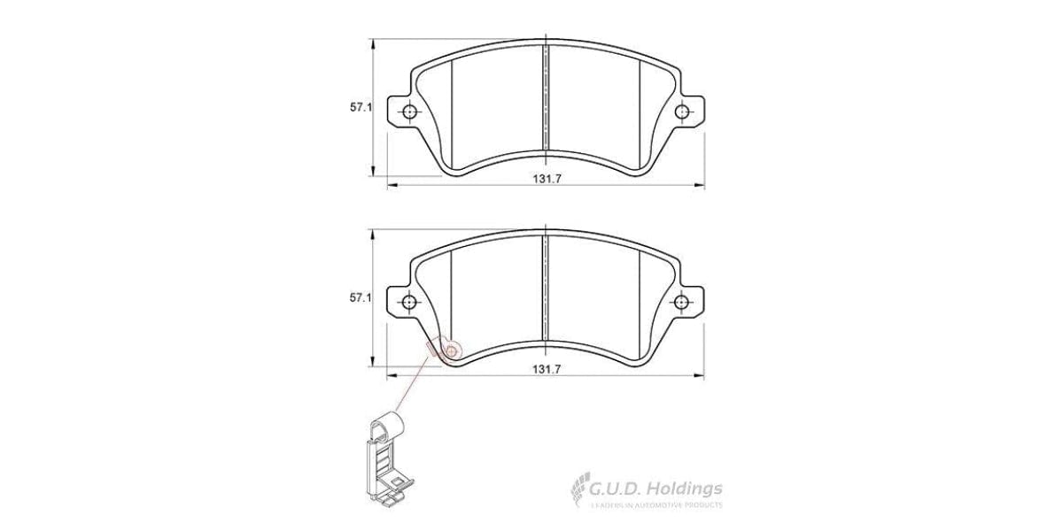 Brake Pads Front Toyota Corolla 02 07 Runx 03 07 D3373S R953